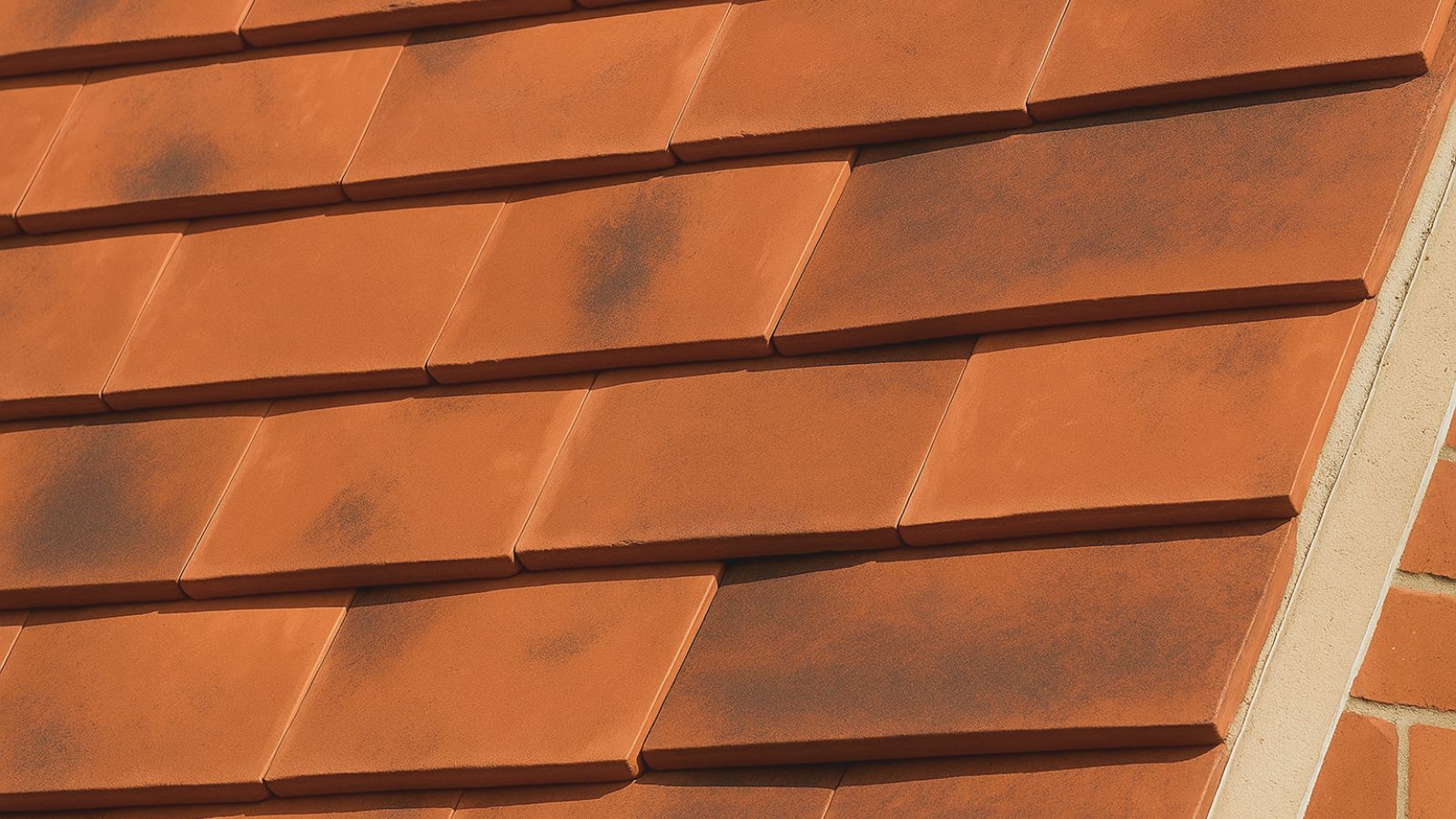 flat clay tiles