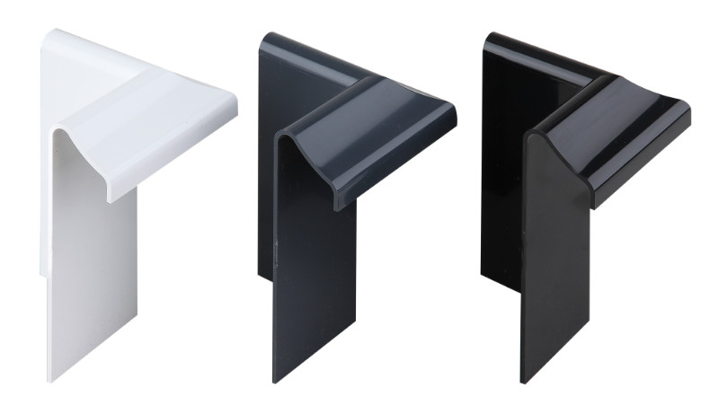 TRC Techno uPVC Edge Trim 90° Internal Corner