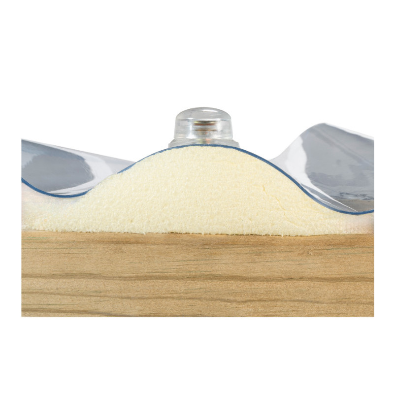 MegaSheet ASB 3in Corrugated Sheet Fixing Caps with Screws - Clear ...