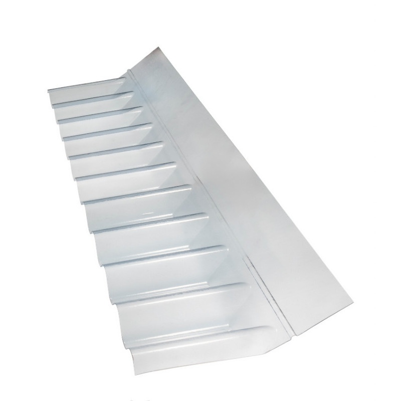 MegaSheet 3in Corrugated PVC Wall Flashing - 762mm x 150mm x 0.65mm (Clear)