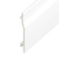UPVC Shiplap Cladding - Drip Trim - 125mm - White (5m)