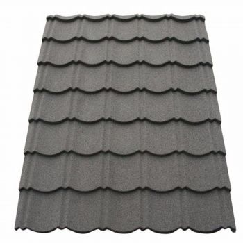 Corotile Lightweight Metal Roofing Sheet - Charcoal - 1140x860mm