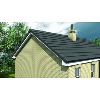Timloc Dry Fix Verge for Profiled Tiles - Half Round Ridge - 280 x 65 x ...