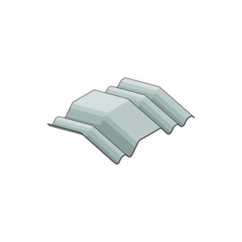 Eternit FarmTec Fibre Cement Ventilated Cranked Crown Sheet
