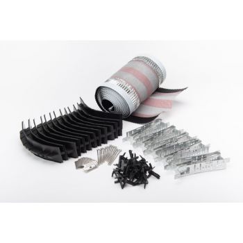 Corovent URS - Universal Dry Fix Ridge System Kit - Black