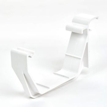 Poly X PVC Clip-In Gutter Bracket - White