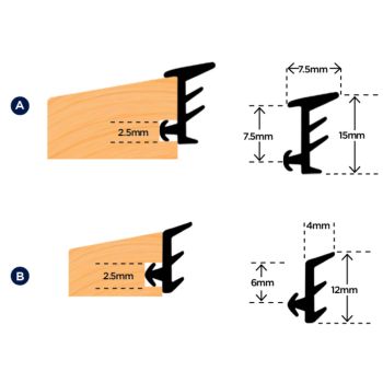 Storm Capex Push-Fit Glazing Gasket