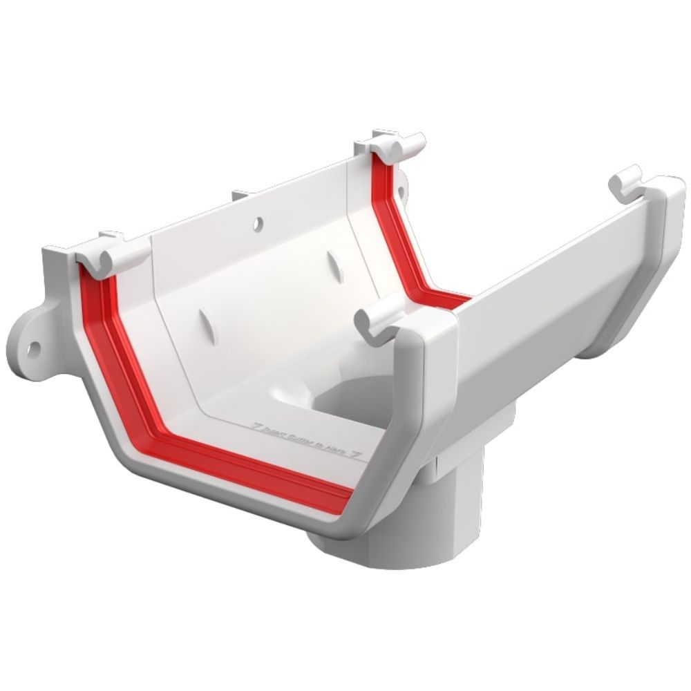 Freeflow 65mm Square to Round Gutter Adapter
