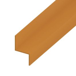 UPVC Shiplap Cladding - Drip Trim - 125mm - Oak (5m)