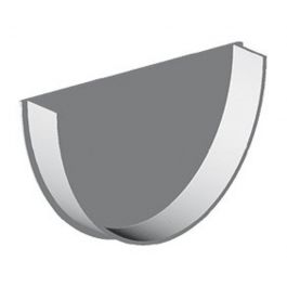 Freeflow 116mm Deep Half Round Gutter Internal Stop End