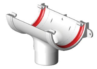 Freeflow 68mm Round Gutter Downpipe