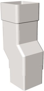Freeflow 65mm Square to Round Gutter Adapter