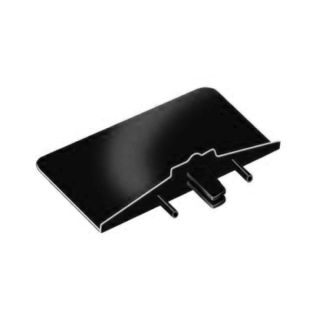 Storm PVC Roof Glazing End Bar Adapter - White