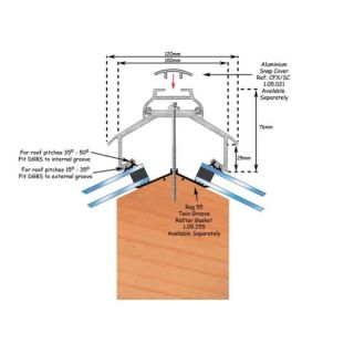 Storm Aluminium F-Section Trim