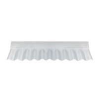 MegaSheet 3in Corrugated PVC Wall Flashing - 762mm x 150mm x 0.65mm (Clear)