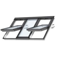 VELUX GGLS FFKF06 3-in-1 Centre Pivot Roof Window - 188x118cm