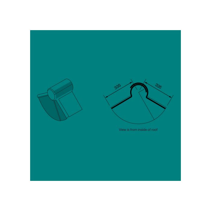 Fibre Cement Ridge Tiles - Ridges, Hips & Flashings