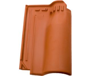 British Ceramics Flat Clay Under Ridge Roof Tile