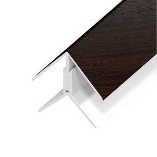 UPVC Shiplap Cladding - Drip Trim - 125mm - Rosewood (5m)