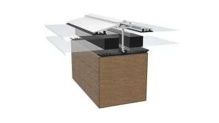 Storm PVC Roof Glazing End Bar Adapter - White