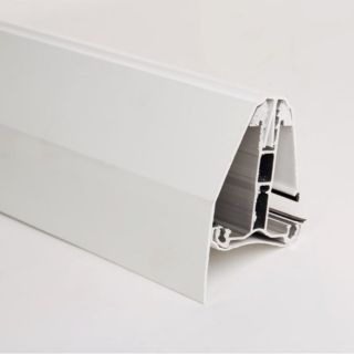 Storm PVC Roof Glazing End Bar Adapter - White