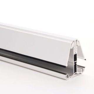 Storm PVC Roof Glazing End Bar Adapter - White