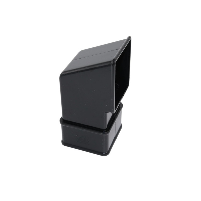 Aquaflow UPVC Squareline Guttering Downpipe Shoe - 65mm x 65mm