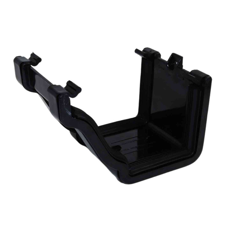 Aquaflow UPVC Ogee Guttering Union Bracket - 128mm x 88mm