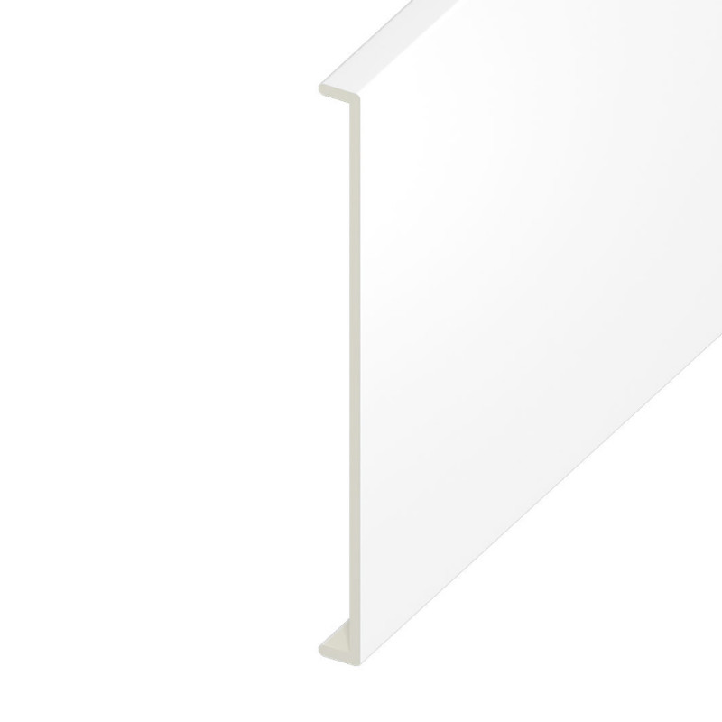 Double-Ended Flat UPVC Fascia Capping Board - 5000mm x 9mm