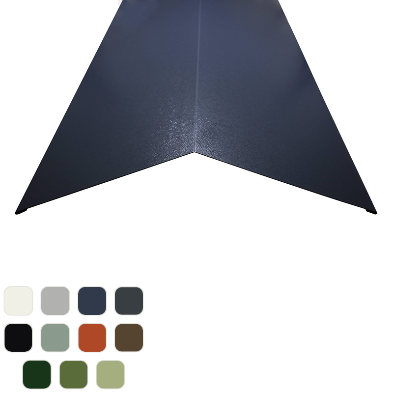 Ridge Capping - 3000mm - 130 Degree - PVC Plastisol Coating