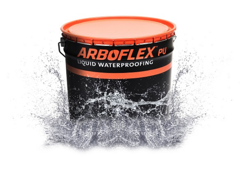 Arboflex Polyurethane Roof Waterproofing Liquid (Grey)
