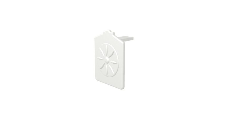 Storm Capex 50 Aluminium Extended Glazing Bar End Cap