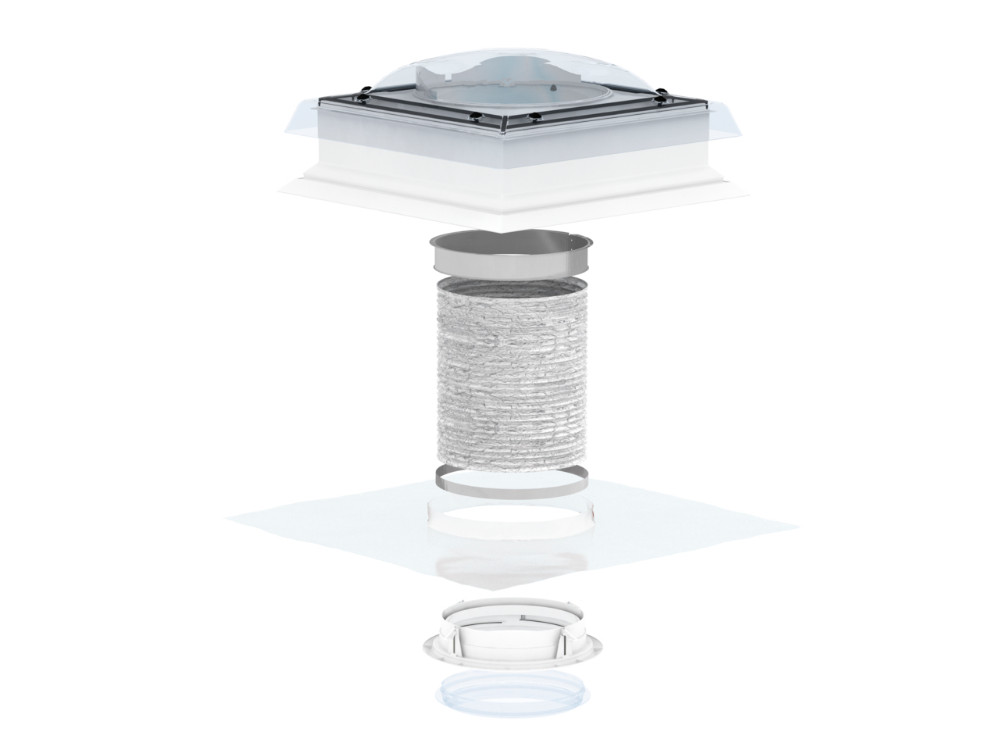 VELUX TCF/TCR 0K14 Flat Roof Sun Tunnel - 14"/35cm