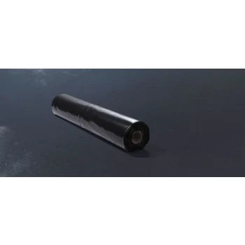 Protec - 1000 Gauge Black Polythene Sheet - 4m x 25m (Pack of 5)