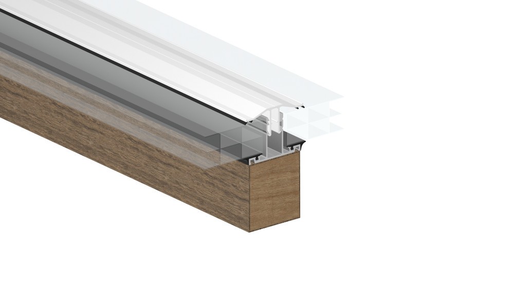 Poly X Rafter Supported Glazing Bar