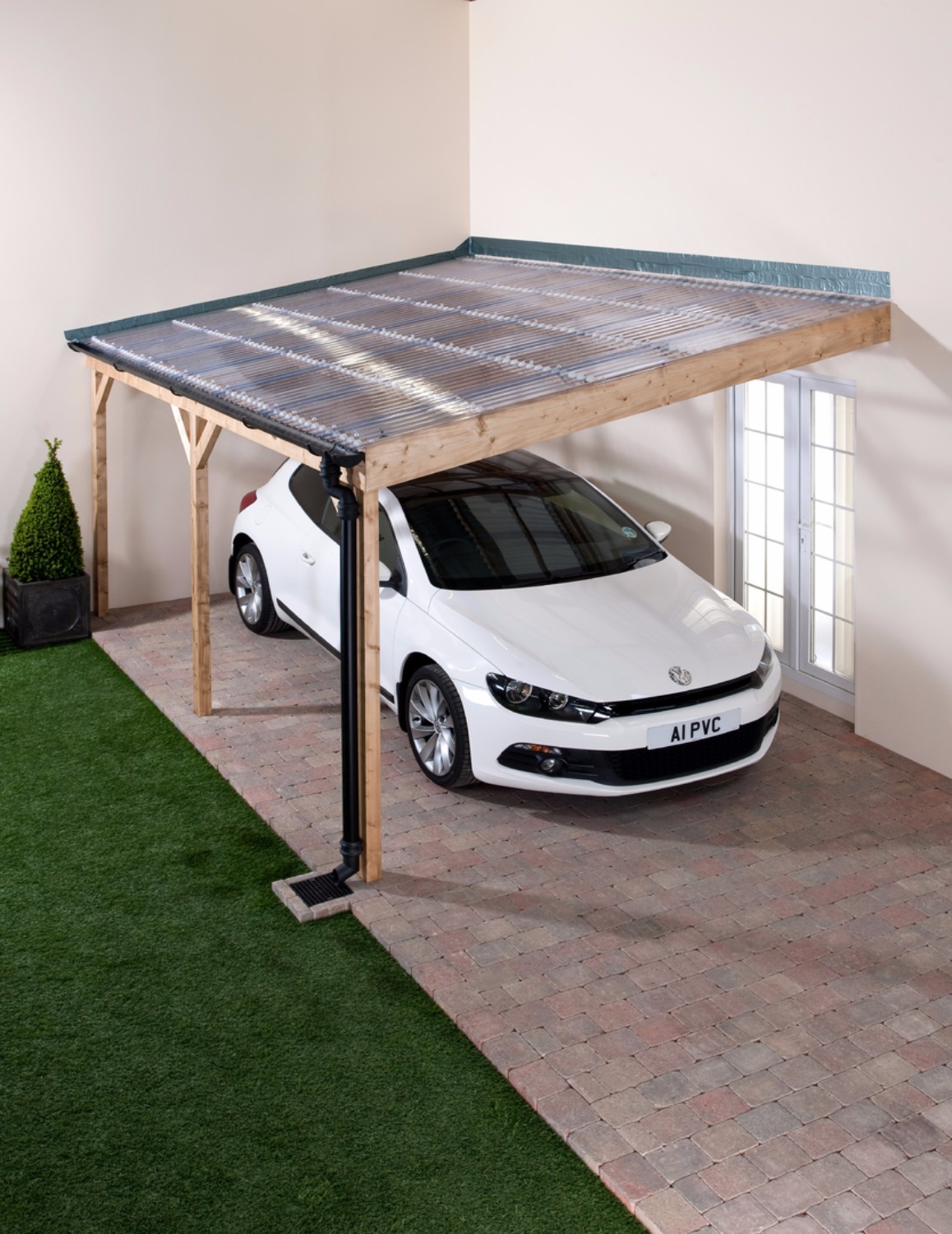 Vistalux PVC Corrugated Sheet - ASB 3 BS Superweight - Clear