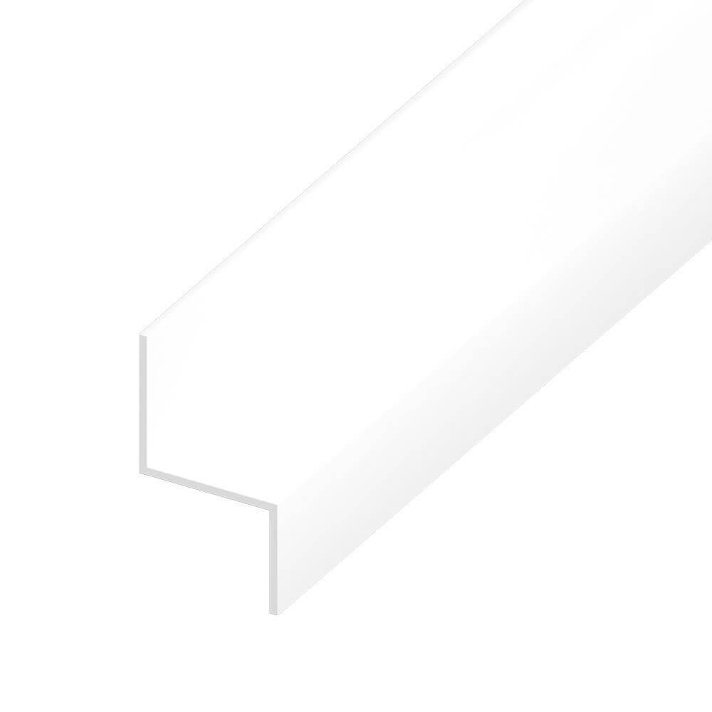 UPVC Shiplap Cladding - Drip Trim - 125mm - White (5m)
