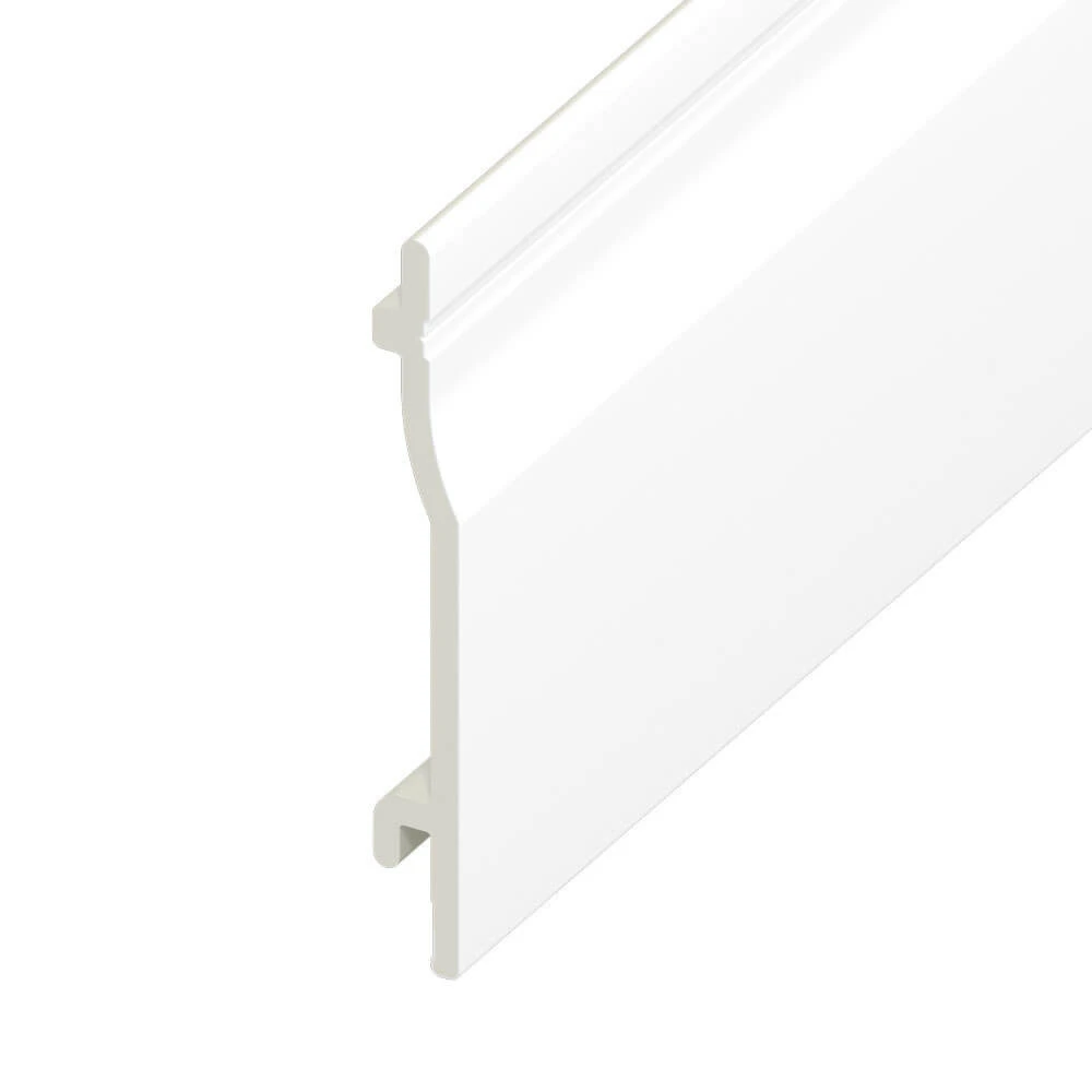 UPVC Shiplap Cladding Board - White (5m)