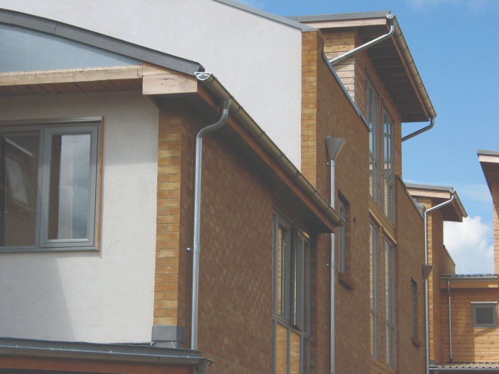 Lindab Steel Guttering - Half Round Gutter - Magestic Galvanised