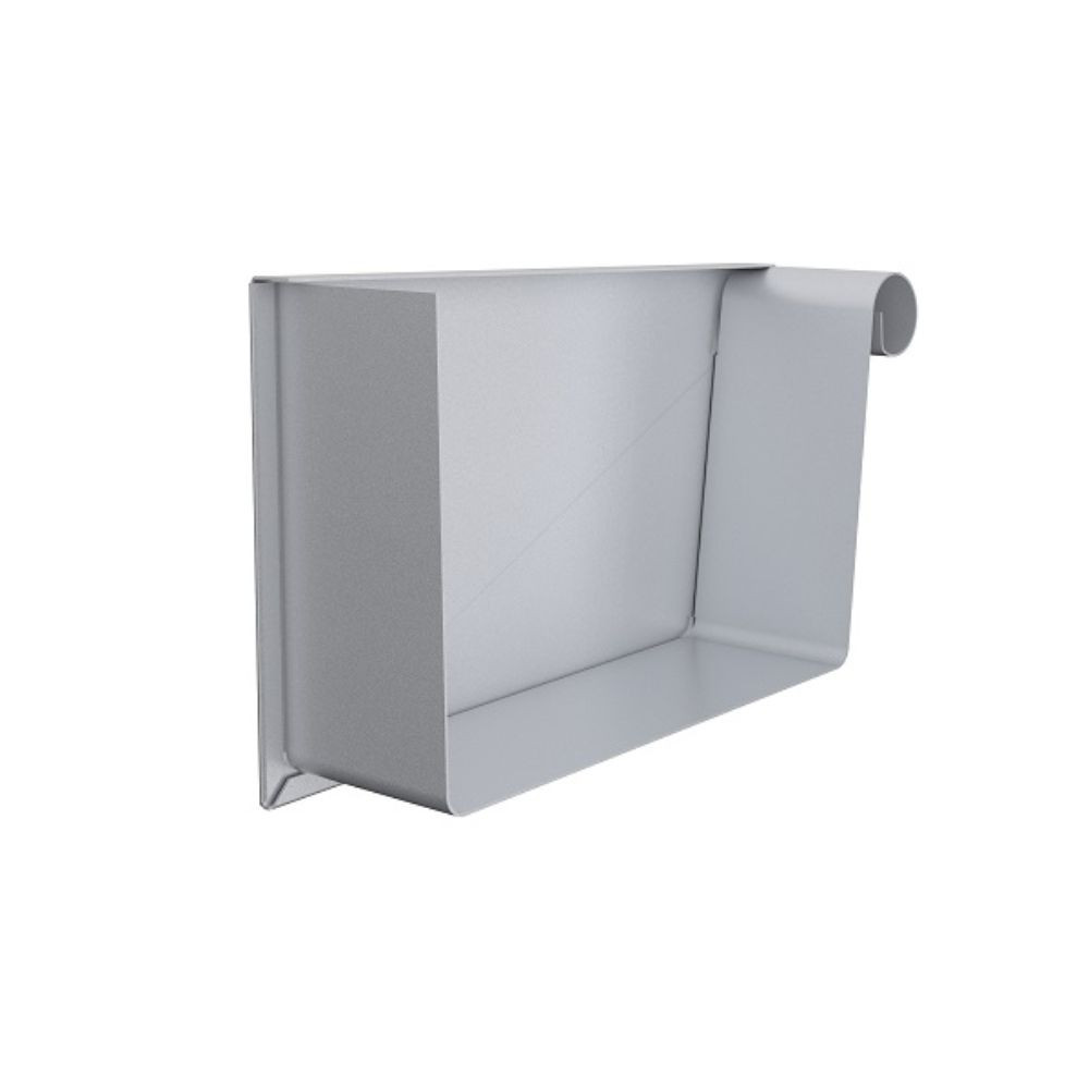 Lindab Magestic Guttering - 140mm Right Hand Rectangular Stop End